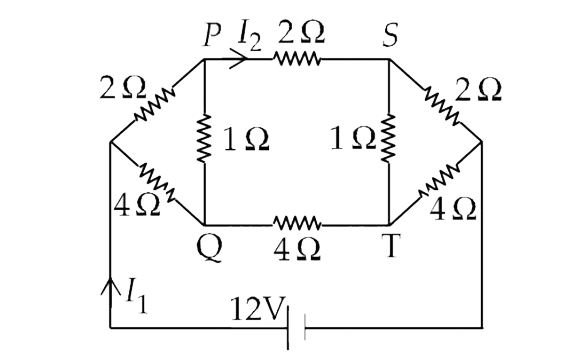 For the resistance network shown in the figure, choose the correct ...