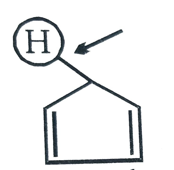 the hydrogen indicated by arrow will be easilly removed as : - Sarthaks ...