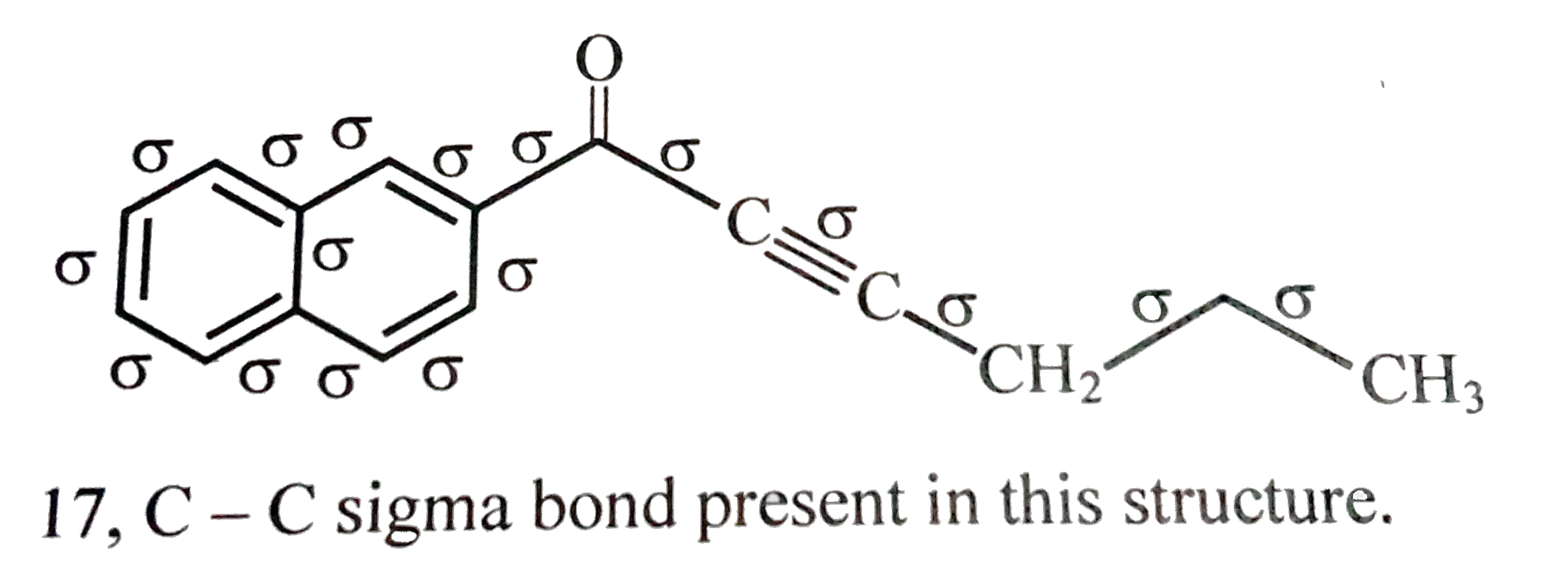 The number of C - C sigma bonds in the compound - Sarthaks eConnect ...