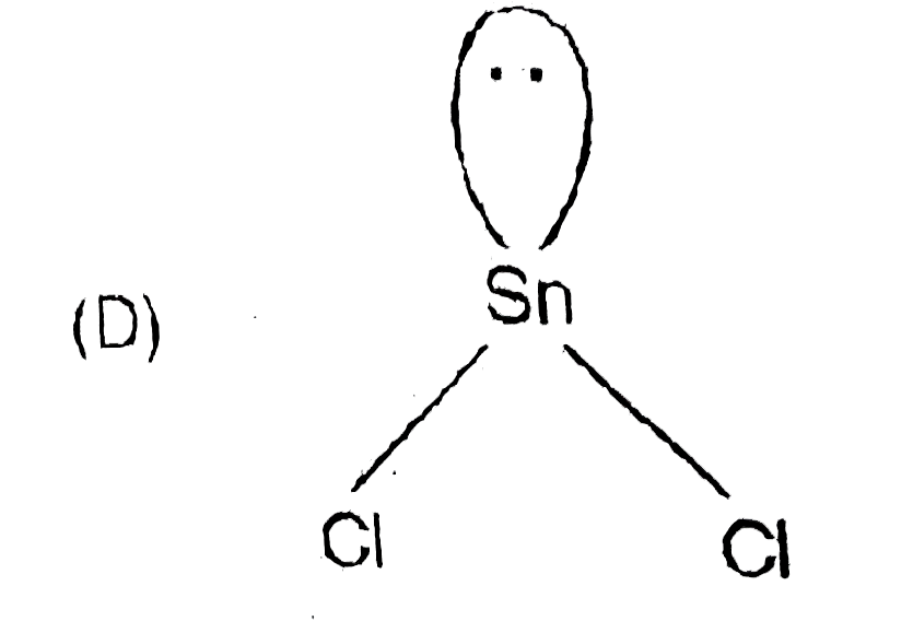 The atomic number of Sn is 50. The shape of gaseous `SnCl_2` molecule ...