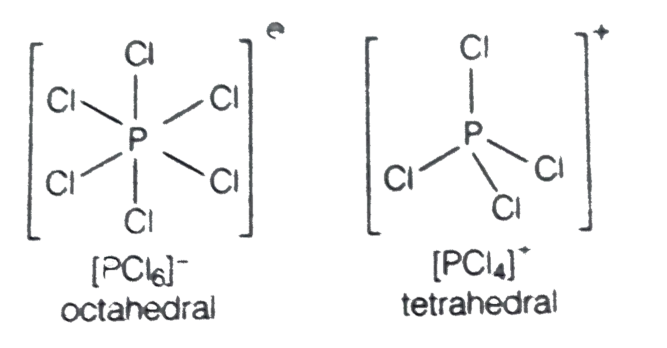 In solid state, `PCl_(5)` is a…….. - Sarthaks eConnect | Largest Online ...