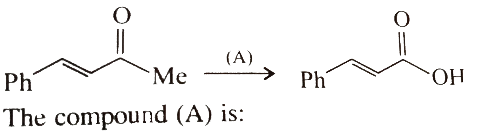 The compound `(A)` is: - Sarthaks eConnect | Largest Online Education ...