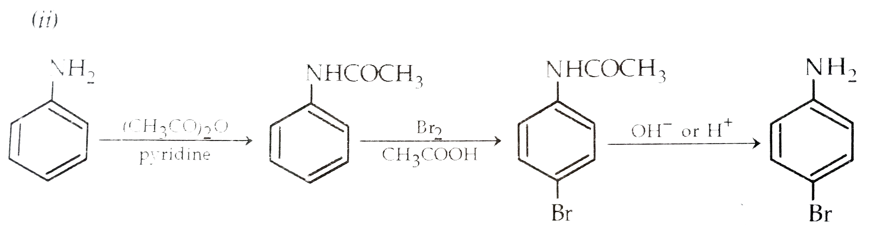 (a) Account for the following : (i) Direct nitration of aniline yields ...