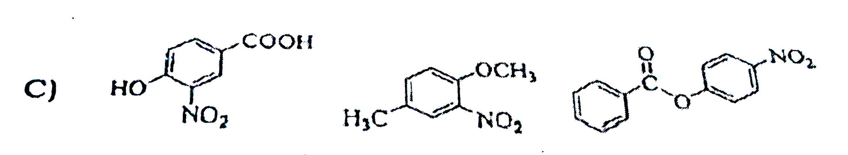The compound `P, Q and S` were separately subjected to nitration using ...