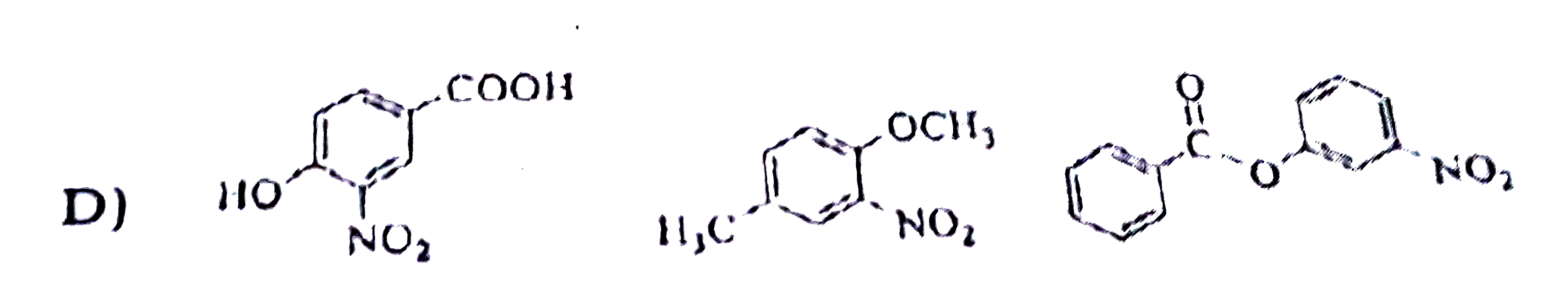 The compound `P, Q and S` were separately subjected to nitration using ...