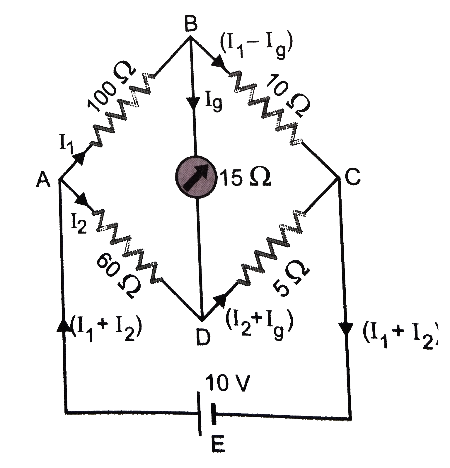 The Wheat Stone Bridge Circuit Have The Resistance In Various Arms As Shown In Figure Calculate