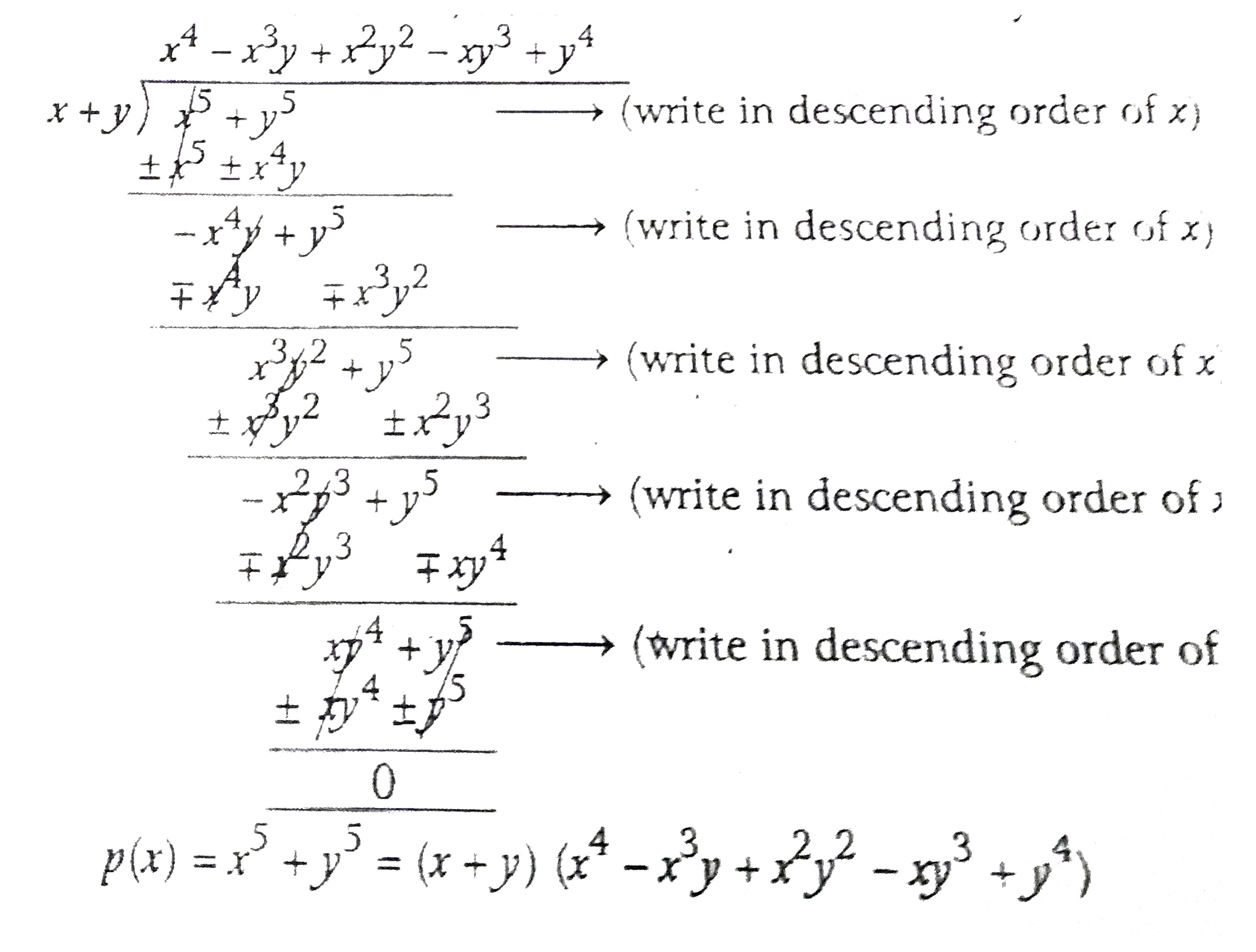 Factorise x 5 y 5 Sarthaks EConnect Largest Online