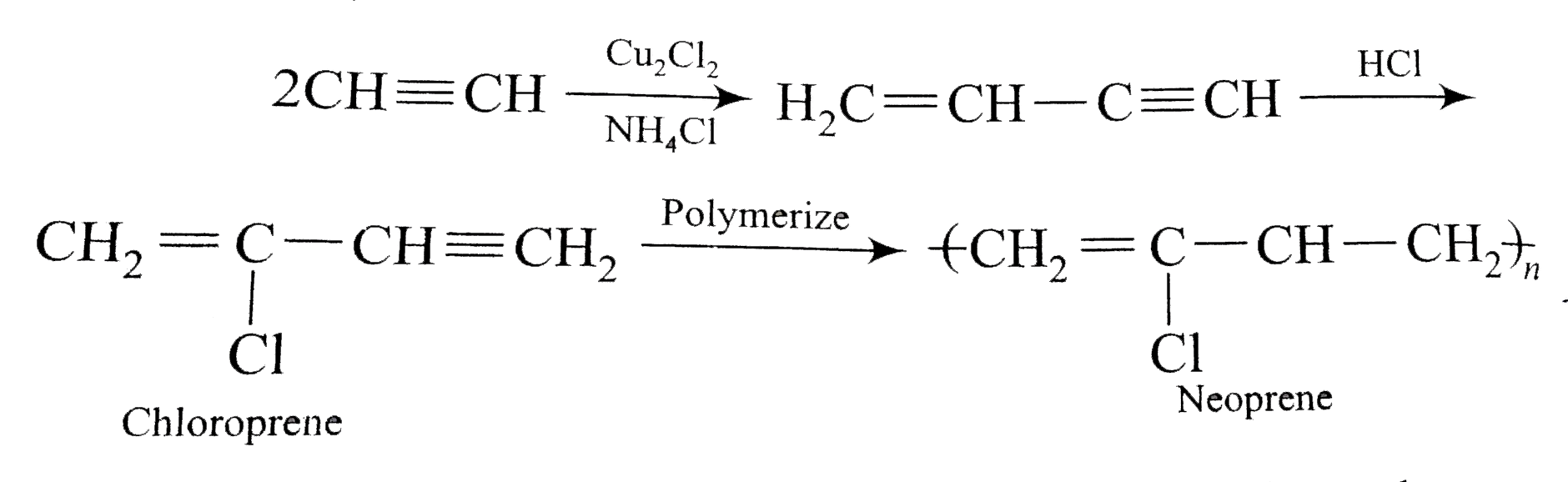 Chloroprene is used in making - Sarthaks eConnect | Largest Online ...