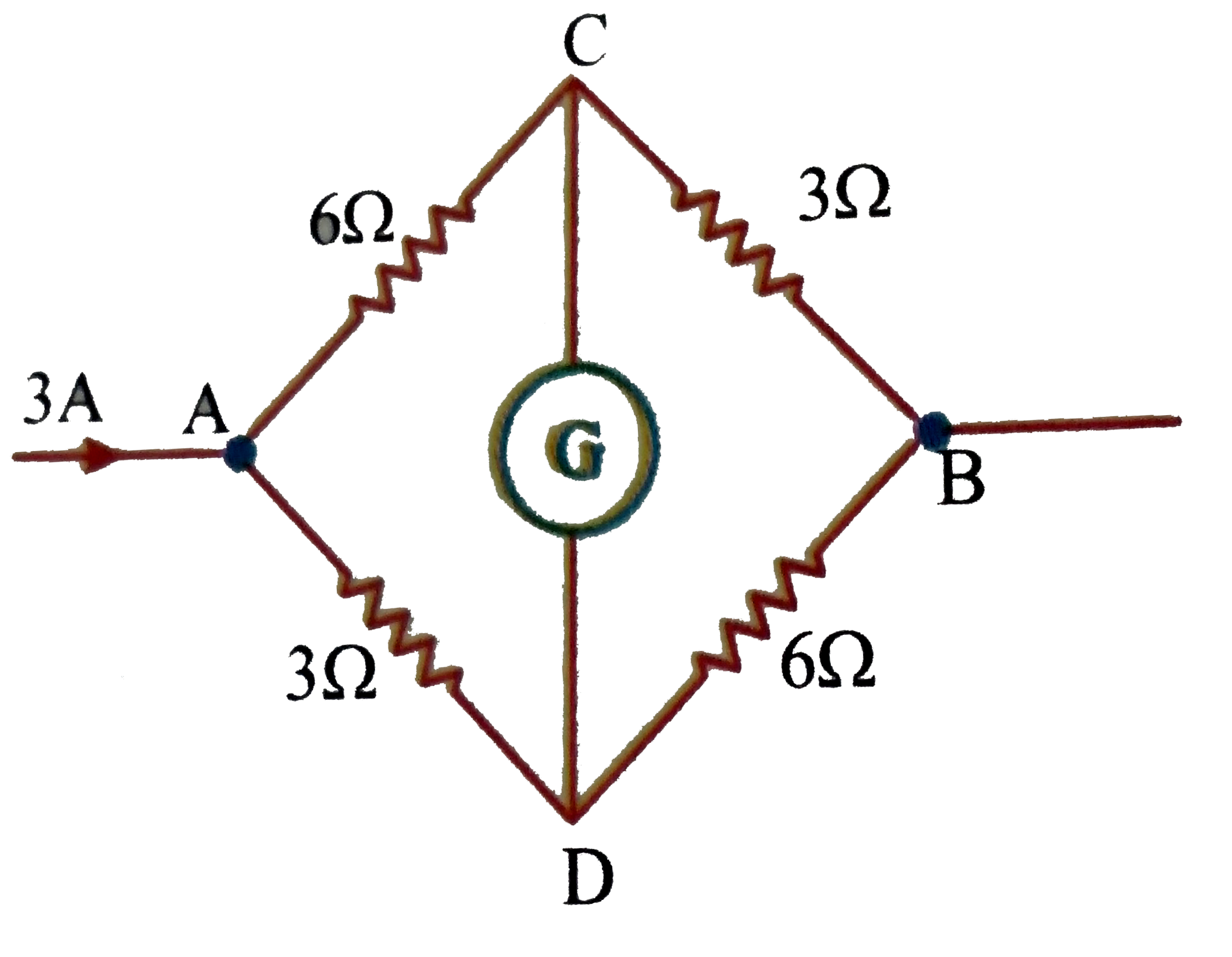 In The Given Circuit Current Through The Galvanometer Is Sarthaks Econnect Largest Online