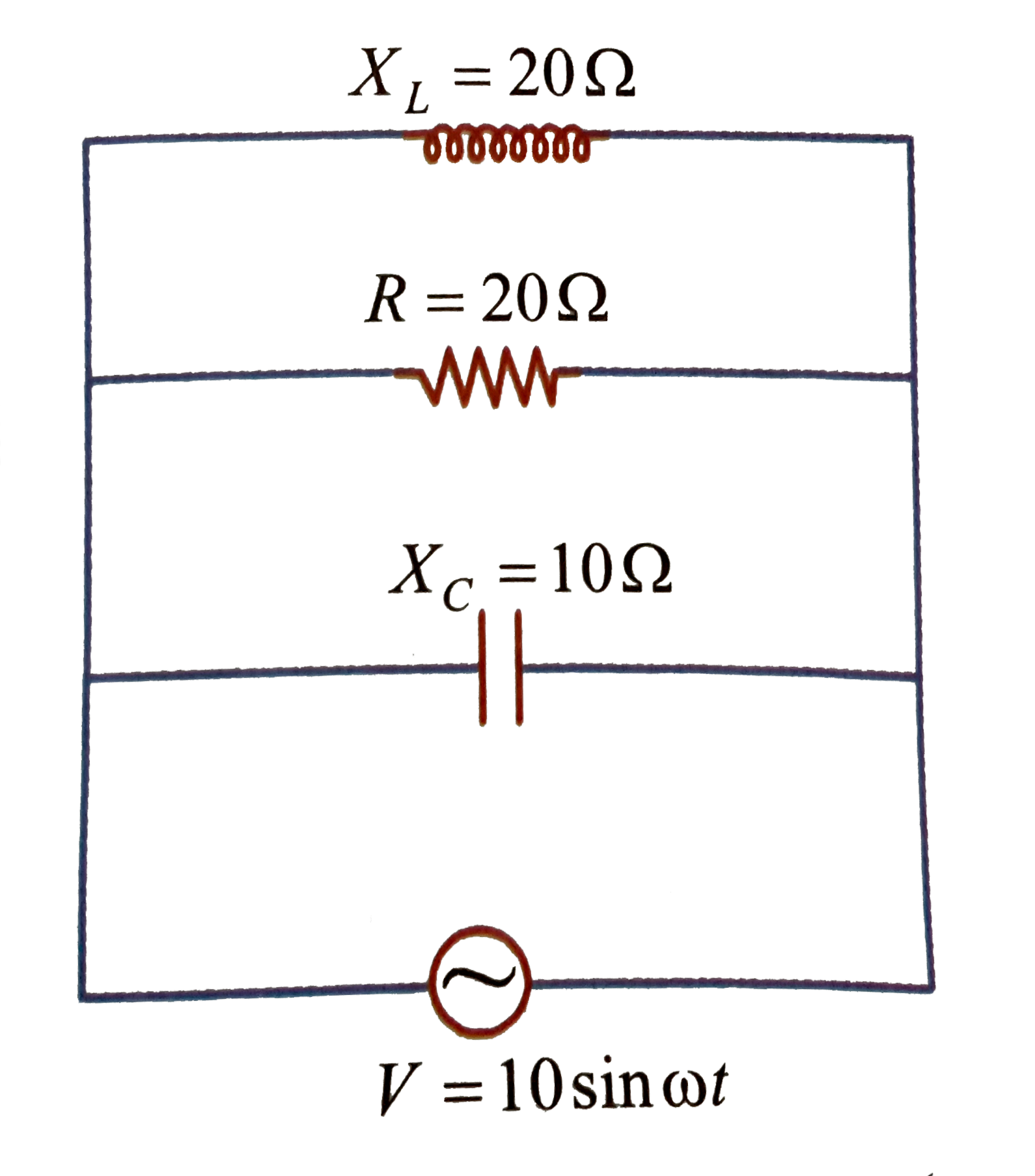 an-alternative-voltage-v-10-sin-omega-t-in-volts-is-applied