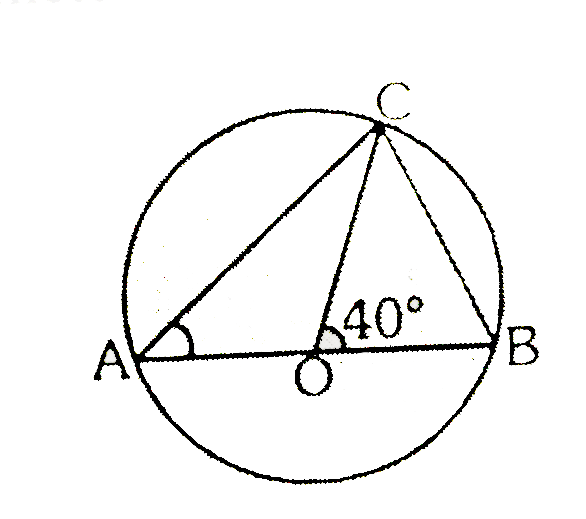 In The Given Figure COB 40 AB Is The Diameter Of The Circle in-the-given-figure-cob-40-ab-is-the-diameter-of-the-circle