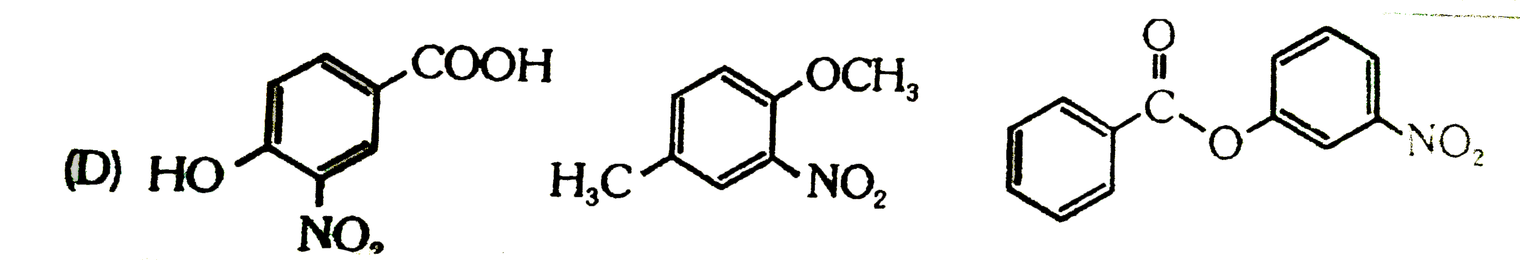 The compound `P, Q and S` were separately subjected to nitration using ...