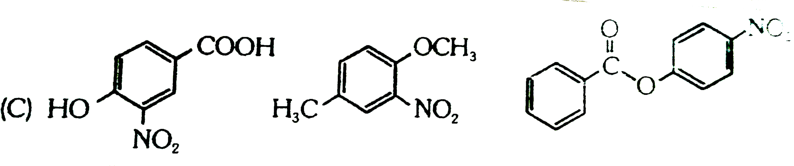 The compound `P, Q and S` were separately subjected to nitration using ...