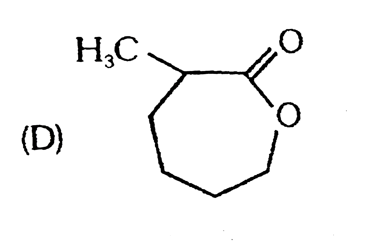 2-Methylcyclohexanone is allowed to react with metachloroperoxobenzoic ...