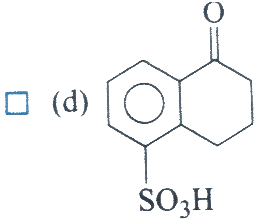 Which of the following is the major product from sulfonation of `alpha ...