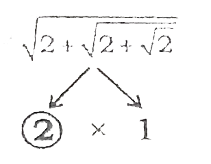 `sqrt(2+sqrt(2+sqrt(2+……….)))` के बराबर है? - Sarthaks eConnect ...