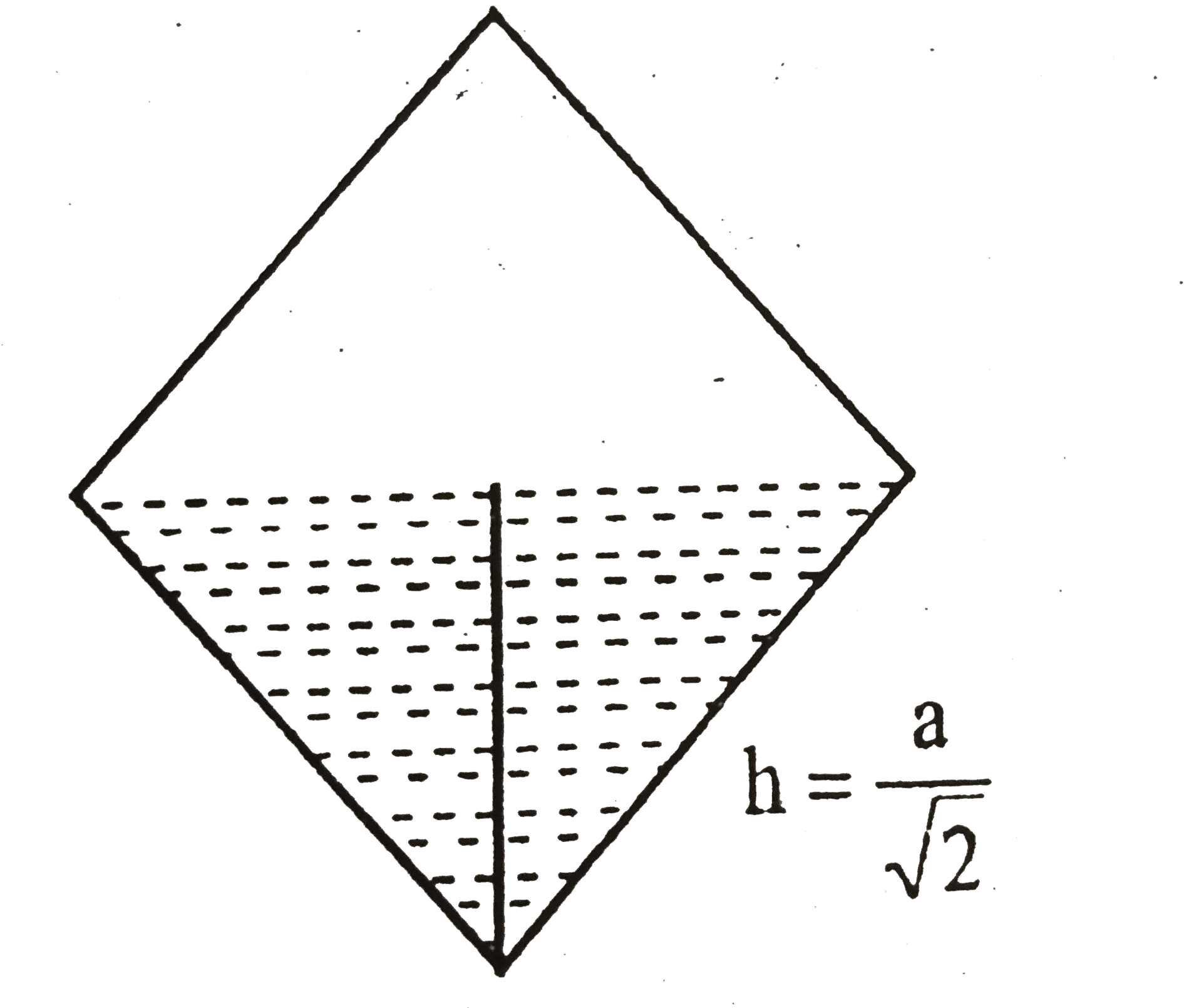 A square box of water has a small hole located the bottom corners. When ...