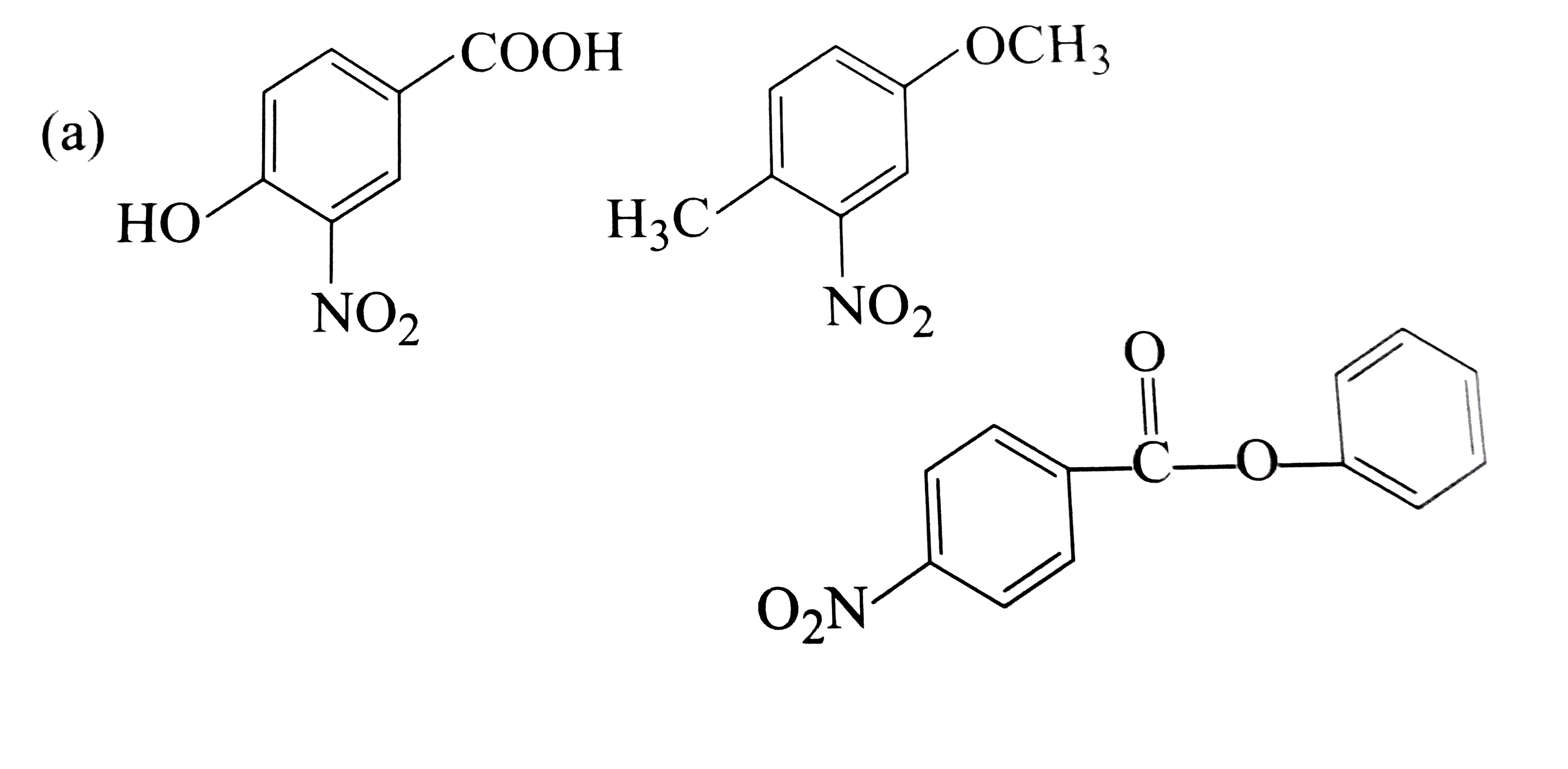 The compound `P, Q and S` were separately subjected to nitration using ...