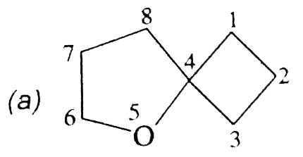 The IUPAC name of the spiro compound - Sarthaks eConnect | Largest ...